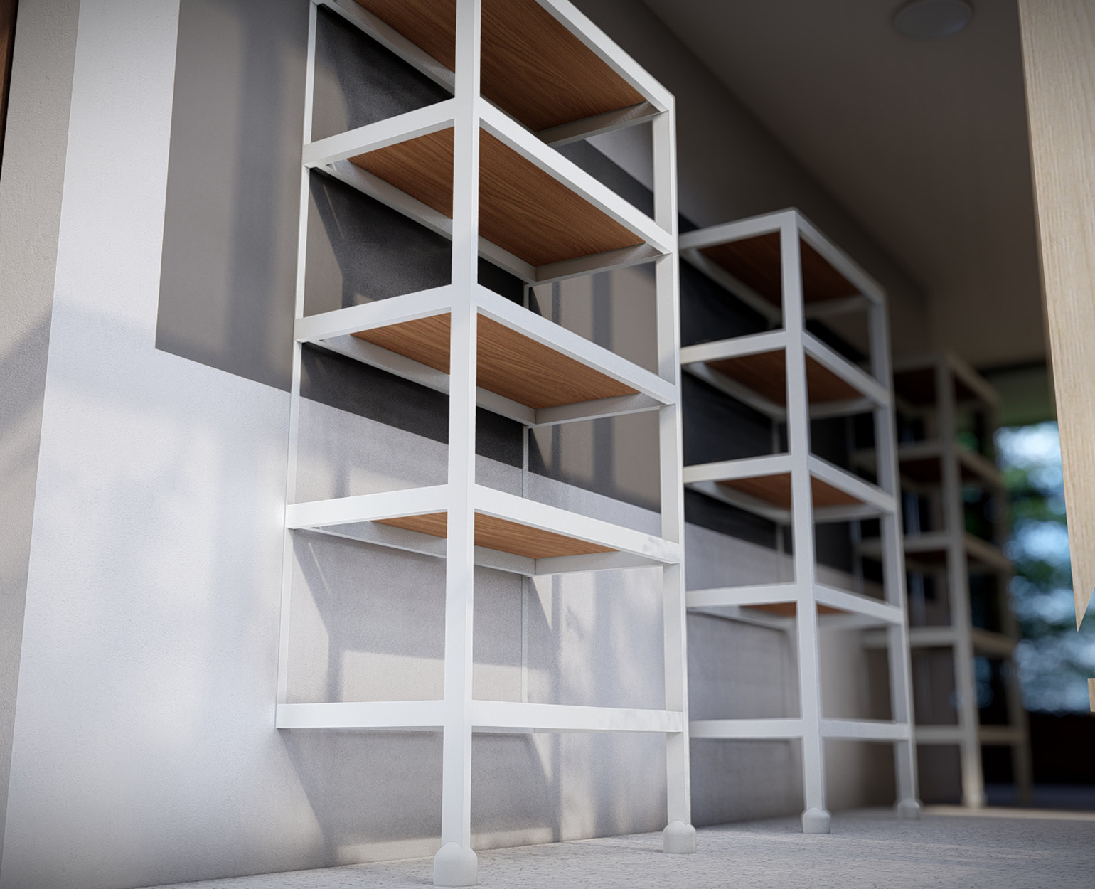 5 Tier Wall Fixed Heavy Duty Racking System (1000 Long) | BOYCO