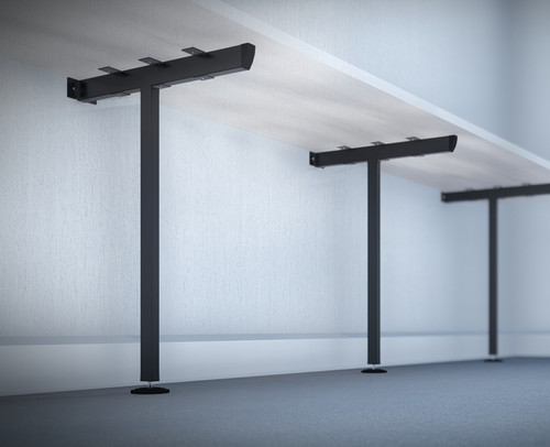 Floor Fixed Support L Leg (875mm x 720mm) | BOYCO