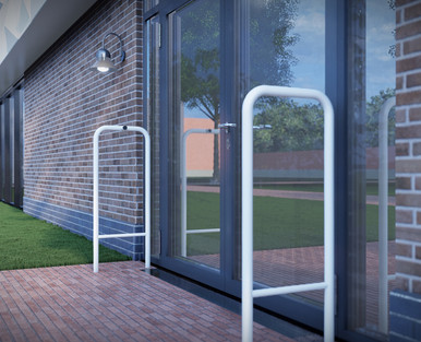 External Door Barrier with Integrated Buffer | BOYCO