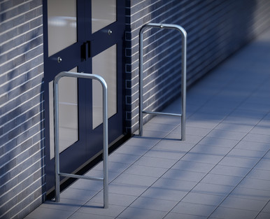Stainless Steel Door Barrier with Standard Catch | BOYCO