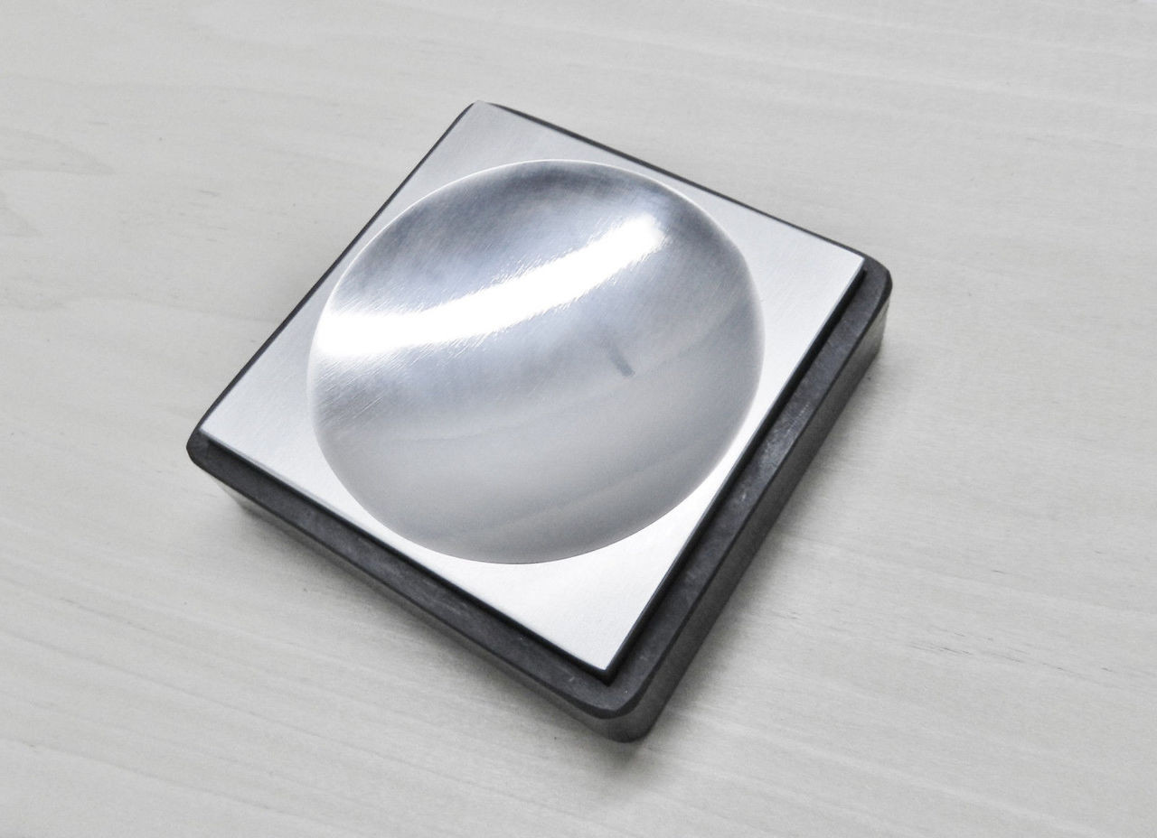 4" Steel Block & Rubber 3 in 1 Combination Shallow Sphere & Flat ...