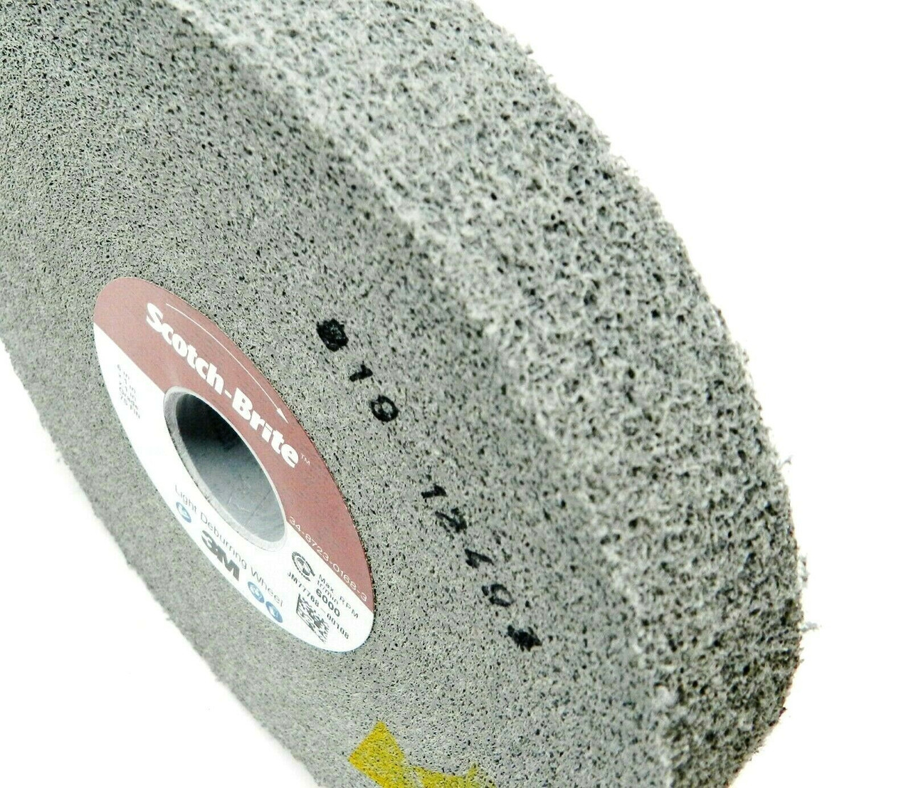 3M SCOTCH-BRITE LIGHT DEBURRING WHEEL 6000 MAX RPM GRADE 7S FIN