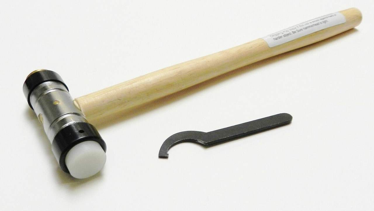 Hammer Brass And Nylon Head Mallet Metalsmith Jewelry Making 12 Face