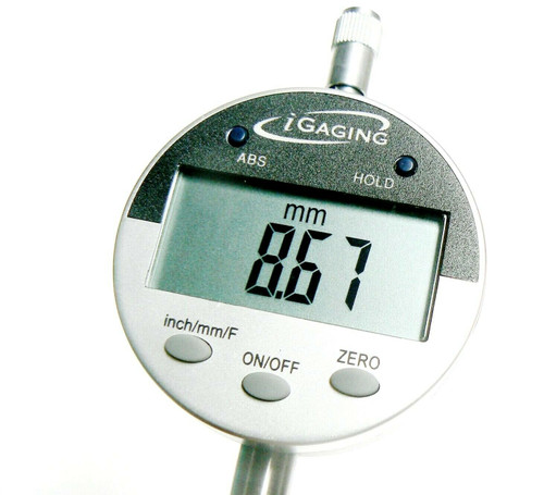 igaging Digital Indicator Gauge Electronic 0-1” Reading 3-Way Measuring ...