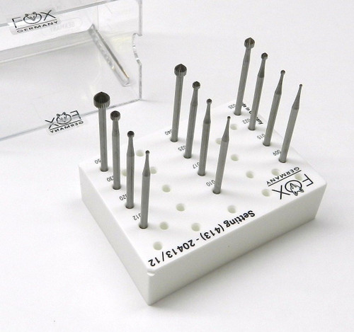Stone Setting Burs Set Fig 413 Jewelers Bur 12 Pcs