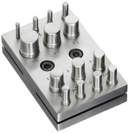 Round Shape Disc Cutter 14 PC Punch 1/8"-5/8"