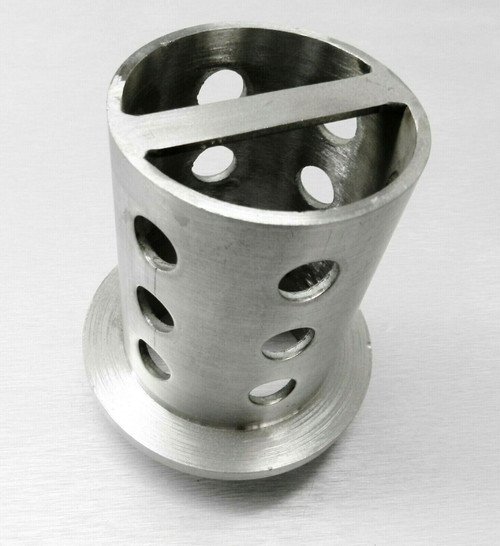 Perforated Casting Flask 2-1/2" x 4" Flask Vacuum Casting Stainless 1/8 ...
