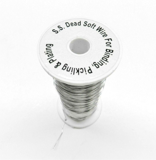 26ga Stainless Steel Wire Dead Soft Binding Wire Soldering 1 2lb Jewelry Making