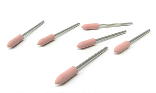EVE Pink X-Fine Silicone 16 x 5.2mm Bullet Point Mounted Polisher ...