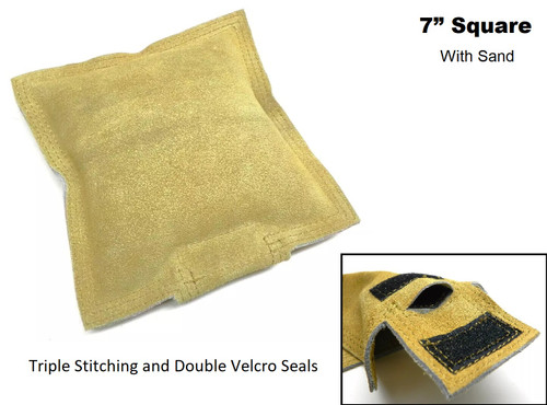 7" Sandbag Leather Sand Bag Metalsmith Bench Pad Anvil Forming Shaping ...
