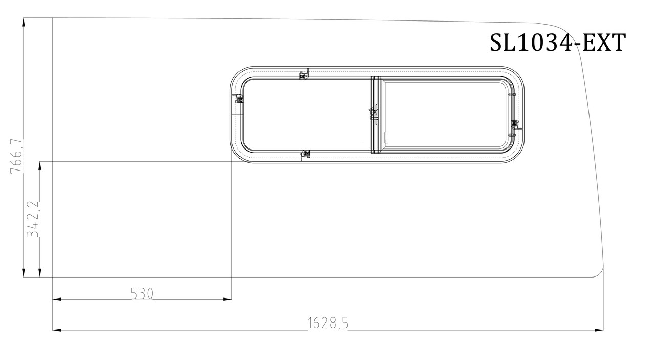 VWD Van Bump Outs Sprinter Van - Driver Side Rear Quarter Extension