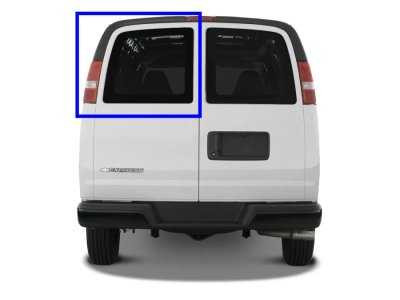 AM Auto Fixed Glass Window - Express, Savana Van - Passenger Side Rear ...