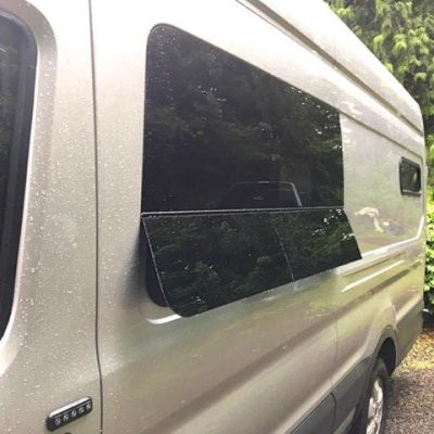 CRL Dual-Vent Window - Transit Van - Driver Side Forward