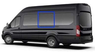 VWD Fixed Glass Window - Transit Van - Driver Side Middle