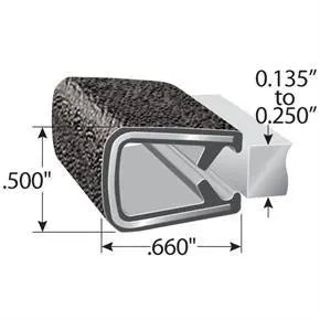 Trim-Lok Edge Molding Sprinter Driver Side Forward / Sliding Door