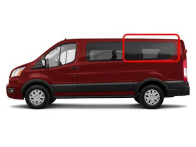 AM Auto Fixed Glass Window - Transit Van - Driver Side Rear Quarter