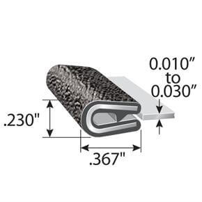 Trim Lock Edge Molding Sprinter Van 2002-2006 Passenger Sliding Door