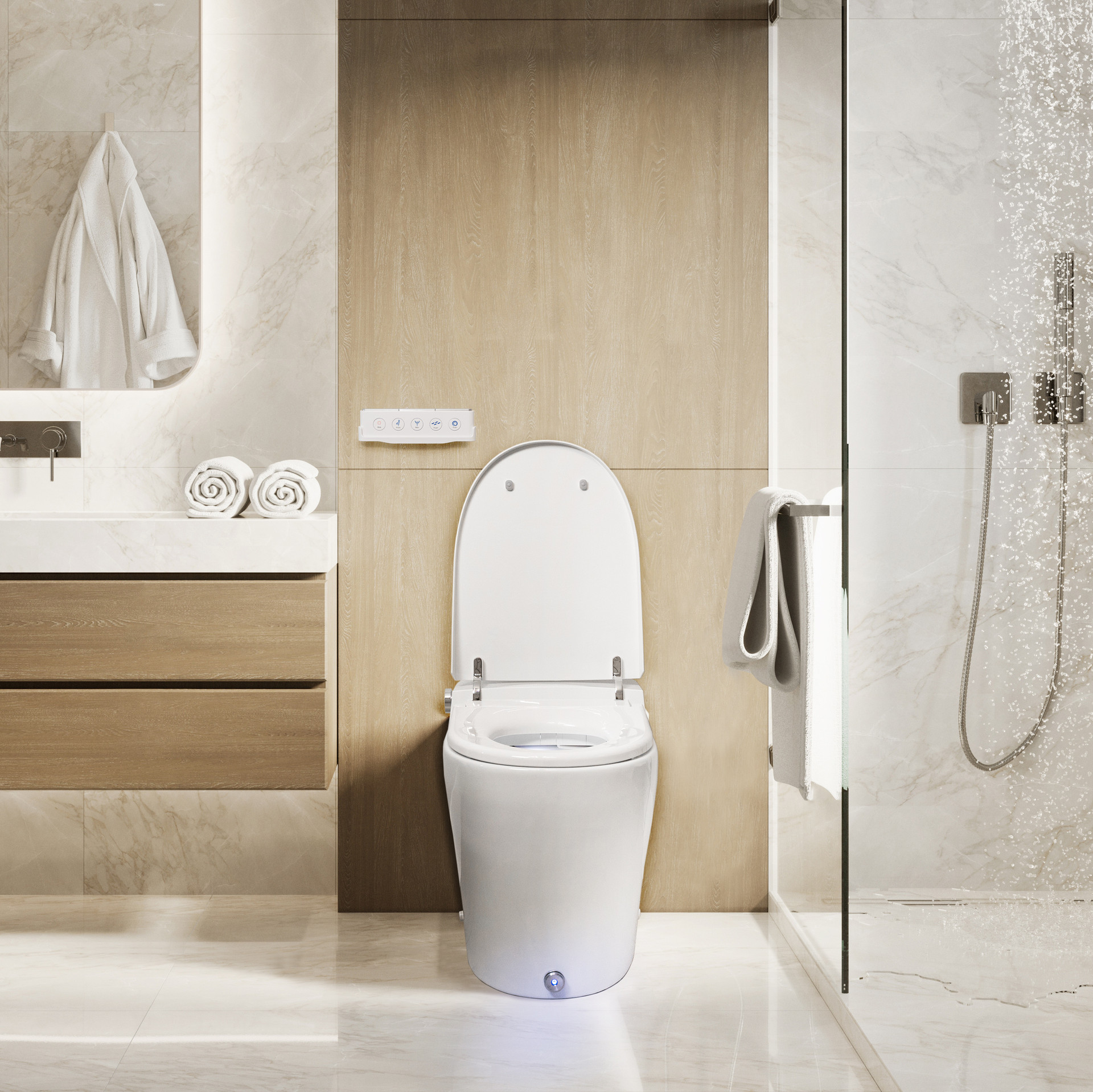 Toilet Seat Bidet (6000 Series)| Bathroom Toilets with Bidet