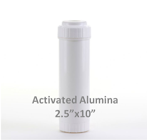 10" Activated Alumina Filter for Fluoride, Arsenic, and Lead