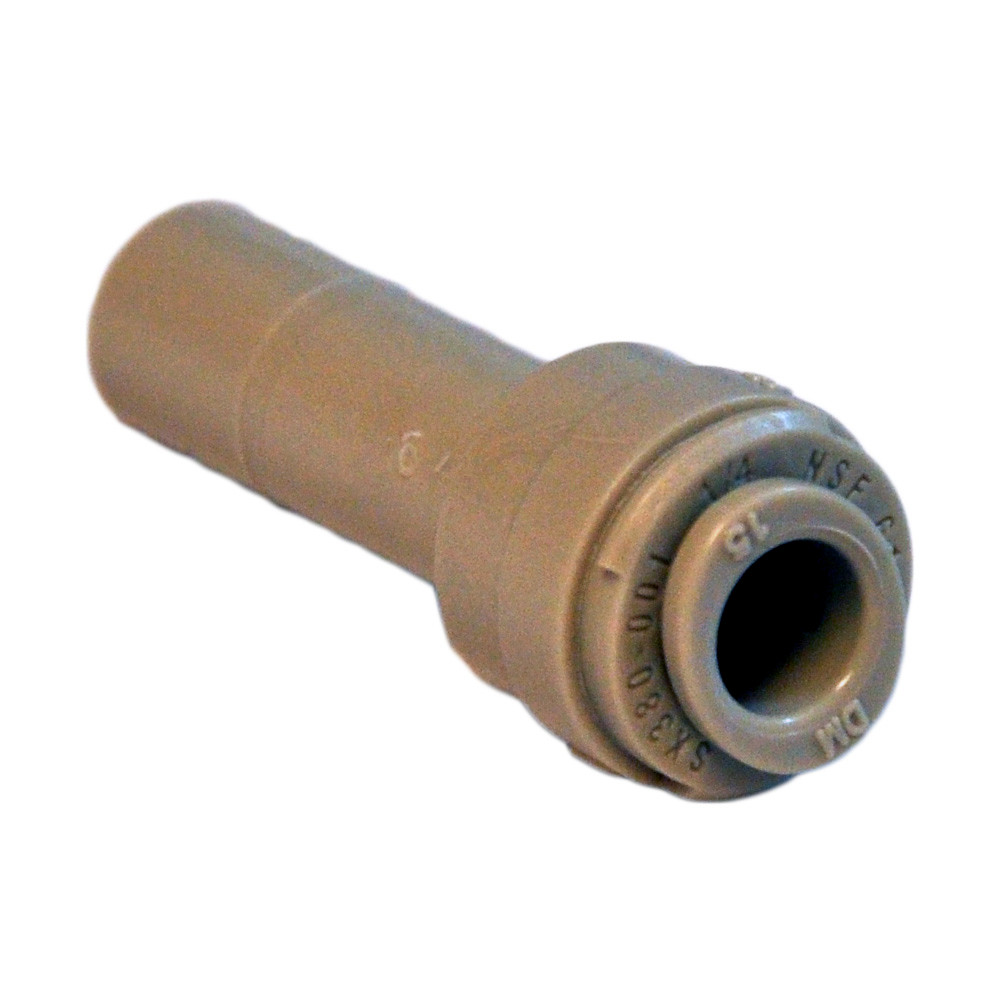Straight 3/8" Stem to 1/4" Quick Connect Reducing Fitting
