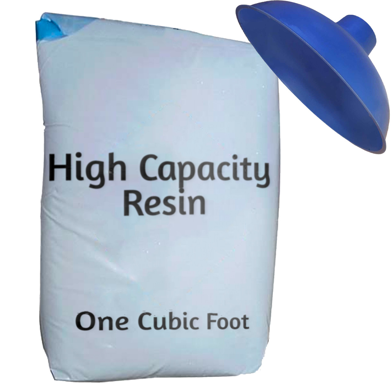 Hi-Capacity Water Softener Refill Kit 1 cu ft (32k) Funnel