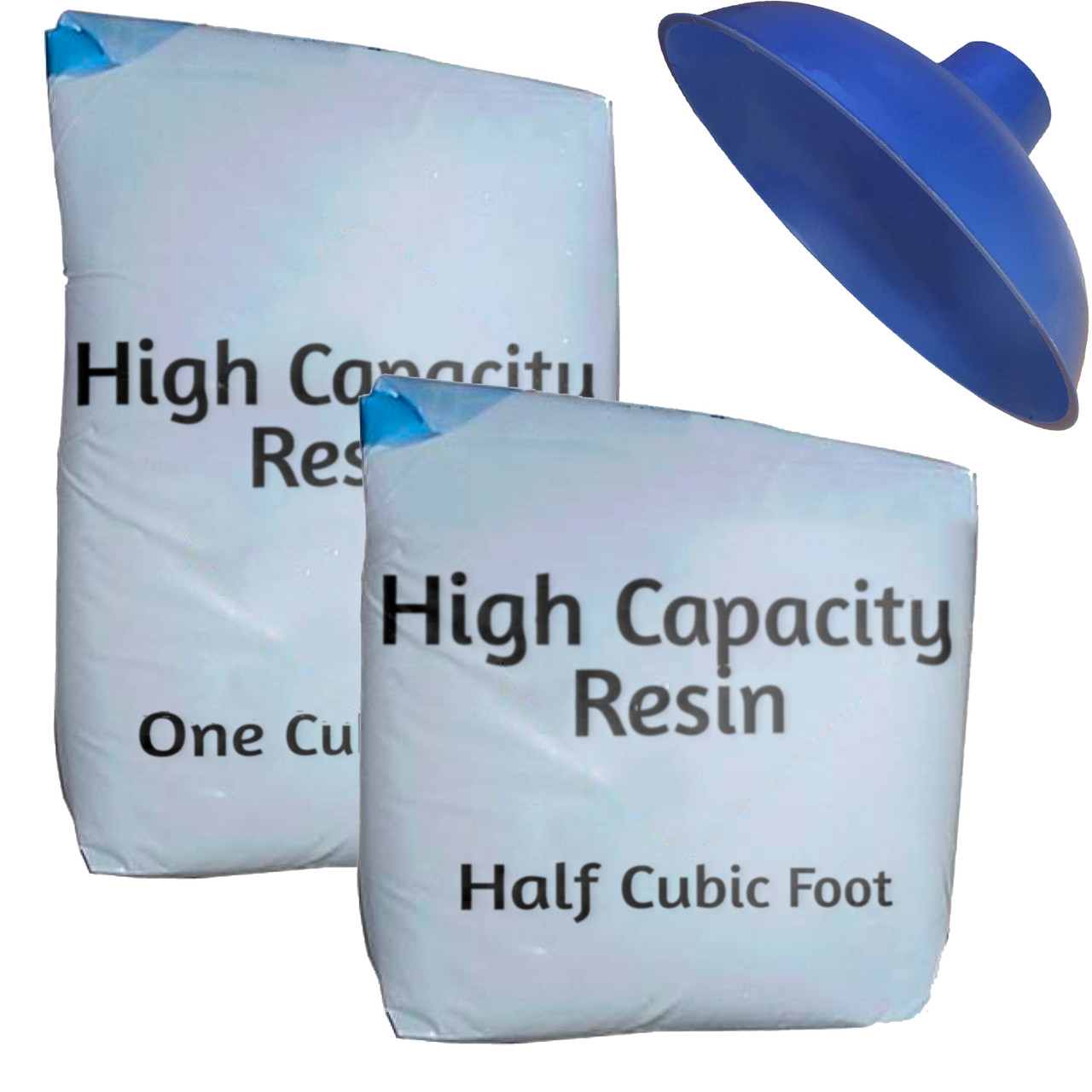 Hi-Capacity Water Softener Refill Kit 1.5 cu ft with Funnel