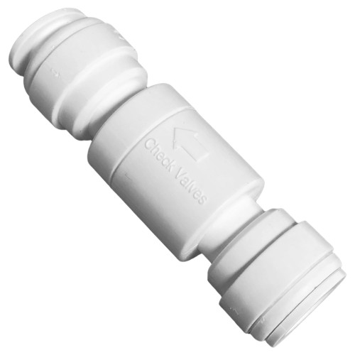 Inline Check Valve with 3/8" Quick Connect Fittings