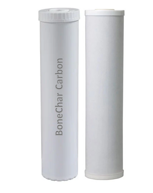 2 Stage Big Blue Filter Kit 4.5" x 20" with Bone Char