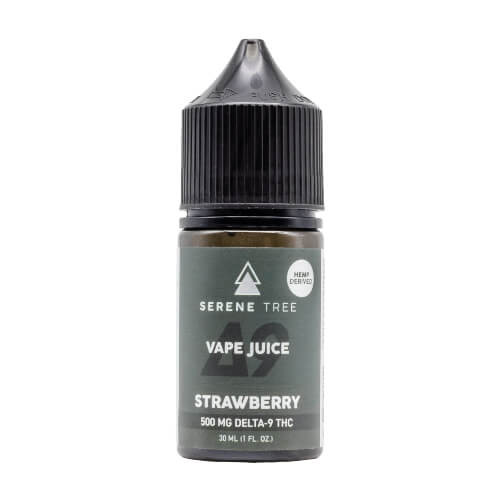 Serene Tree Delta-9 THC Strawberry Vape Juice 500mg