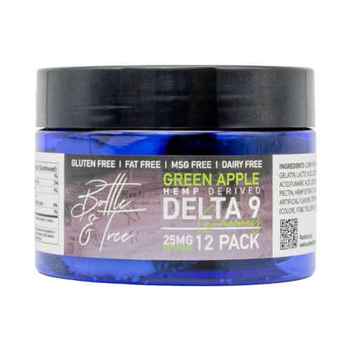 Bottle & Tree - Delta-9 THC Gummies - Apple Rings 300mg