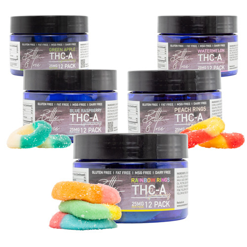 Bottle & Tree THCA Gummies - 300mg | High Potency THCA