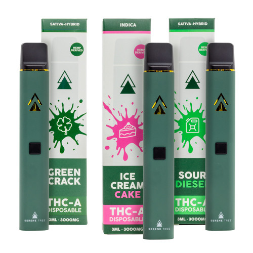 THCA Disposable Vapes | High Potency - 3000mg
