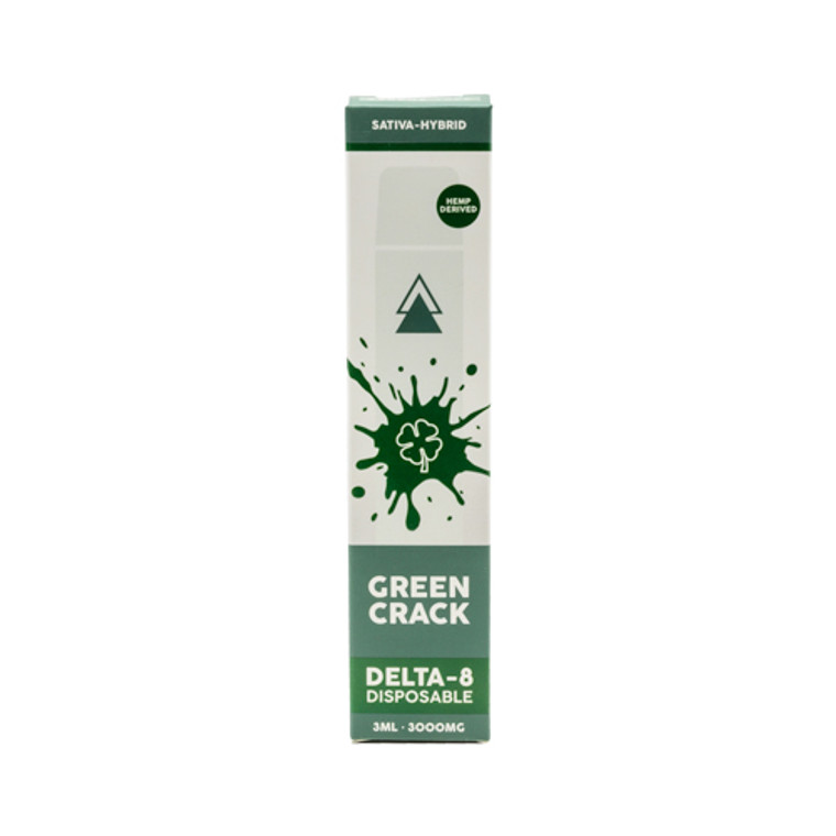 Serene Tree Delta 8 Thc Disposable Vape Green Crack 3000mg