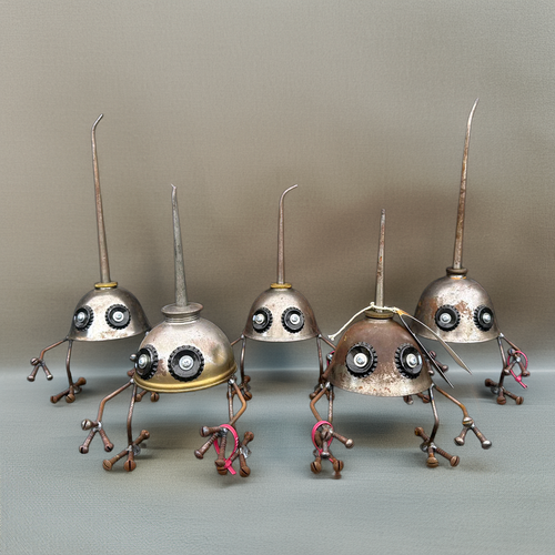 Reclaimed Metal Robot Sculptures | The Bonsai Bot Crew by David Dawson ...