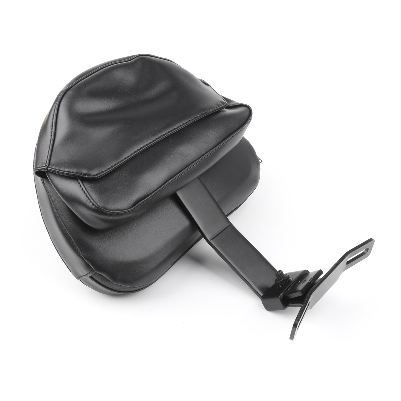 Adjustable Driver Rider Backrest Pad For Harley Fatboy Heritage Softail ...