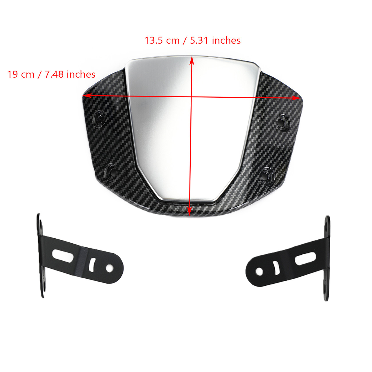 ABS Plastic Windshield Windscreen for Honda CB125R CB300R 2018-2019 ...