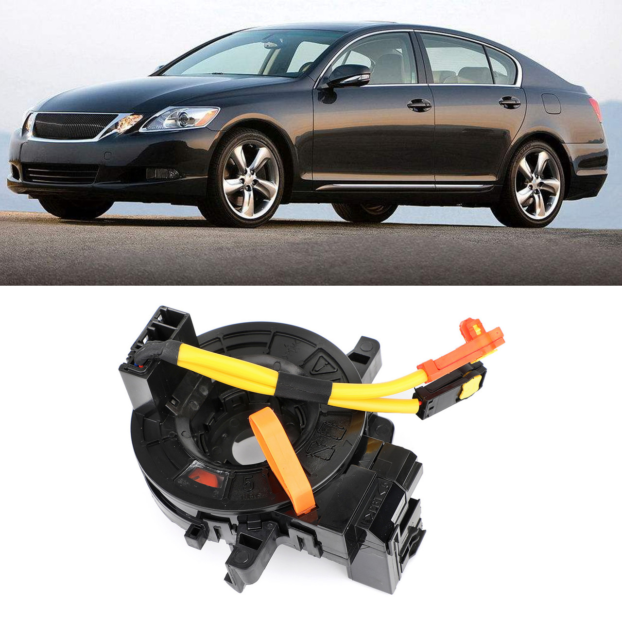 Spiral Cable Clock Spring 84306-06140 For Toyota Prius 2004-2014 ...