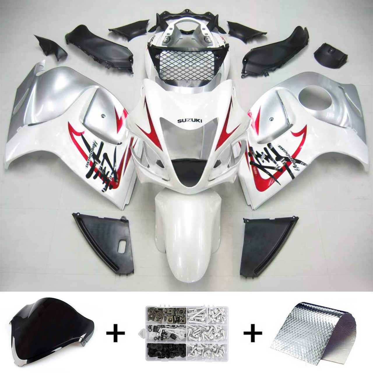 2008-2020 Suzuki Hayabusa GSX1300 Amotopart Injection Fairing Kit ...