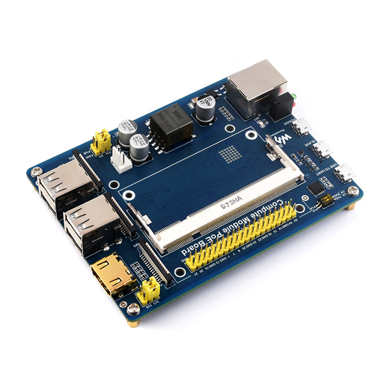 Raspberry Pi Compute Module Expansion Board CM4S/CM3 Baseboard POE ...