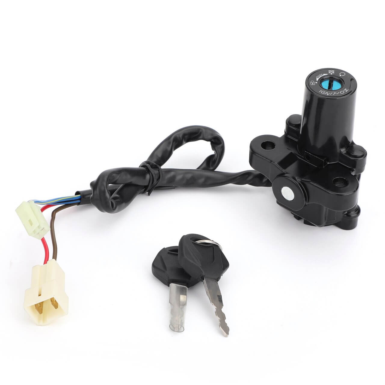 Ignition Switch Seat Gas Cap Cover Lock Key Set Kawasaki EX Ninja 250R 300