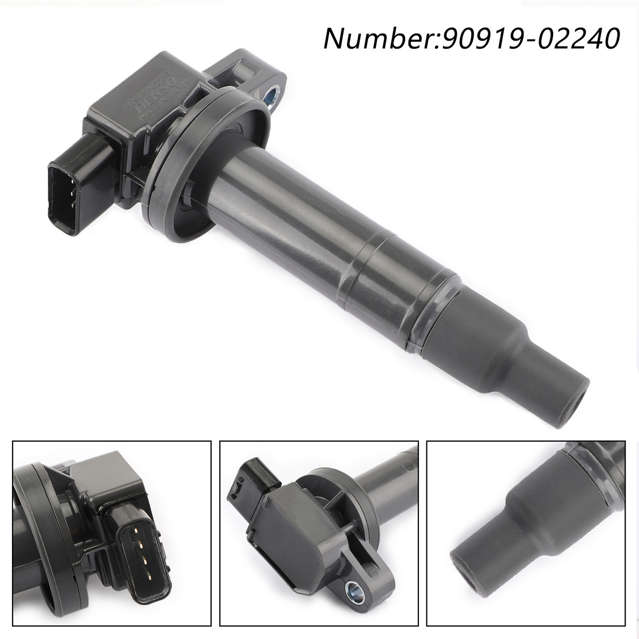 Ignition Coil 90919-02240 For Toyota Echo Prius Yaris Scion XA XB 1.5L ...