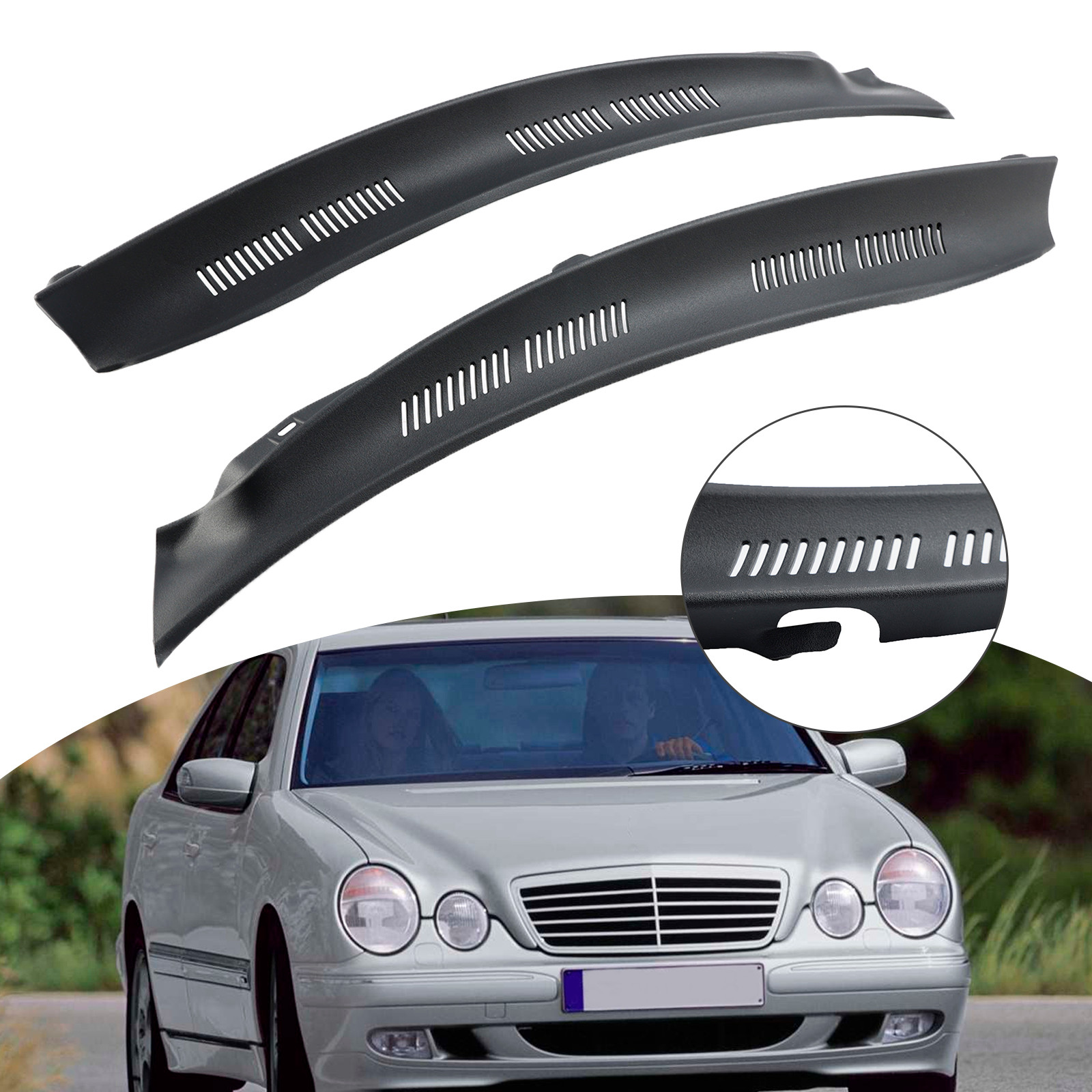 2004-2008 Ford F150 Windshield Wiper Window Cowl Panel Grille RH & LH ...
