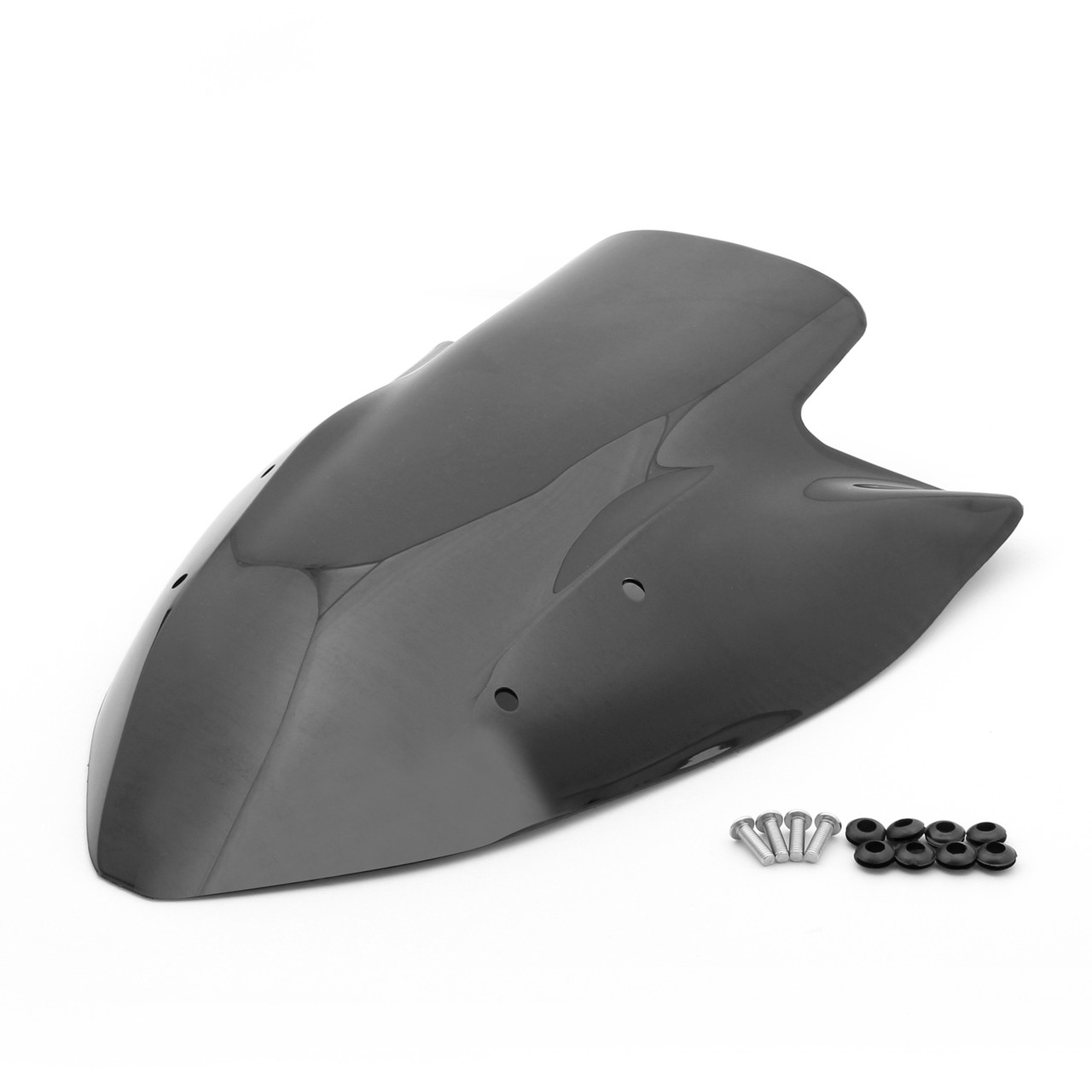 Windshield WindScreen Double Bubble Kawasaki Z1000 (2003-2006) Black ...