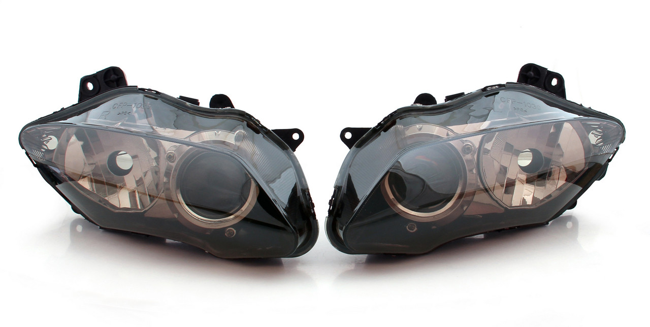 Headlight for Yamaha YZF R1 1000 2007-2008, Smoke Generic - MotorGenic