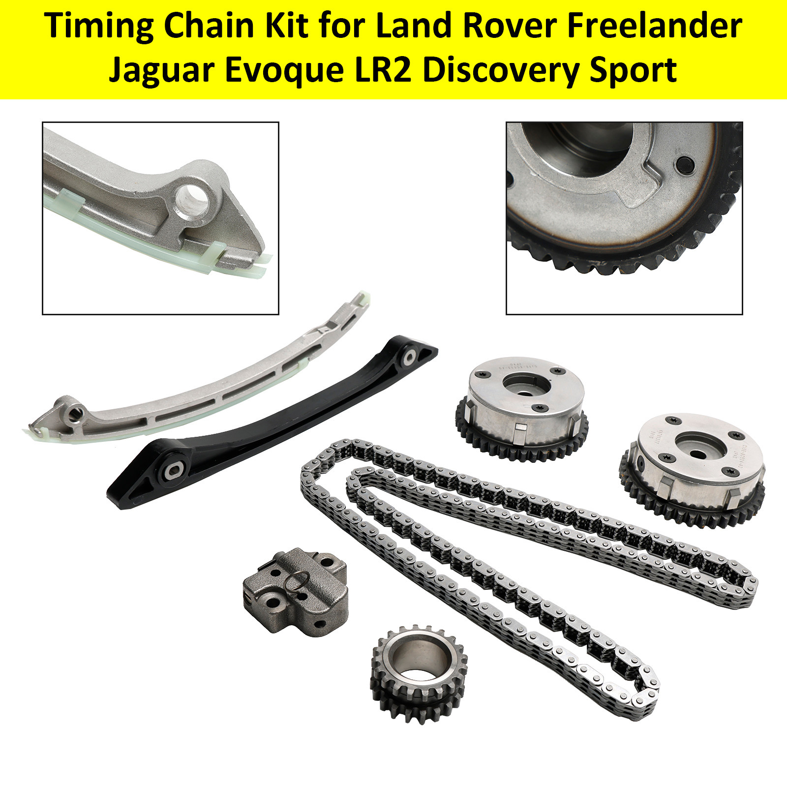 2006-2014 Land Rover LR2 / Freelander 2 Timing Chain Kit LR025632 LR025000 LR095137 Generic ...