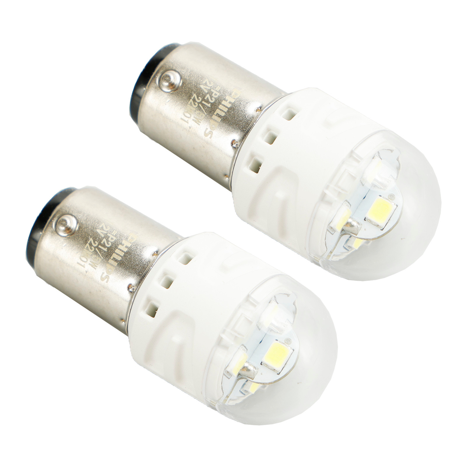 10x Genuine Philips 12V 21/5W Signal Light P21/5W BAY15d 12499 Bulbs ...