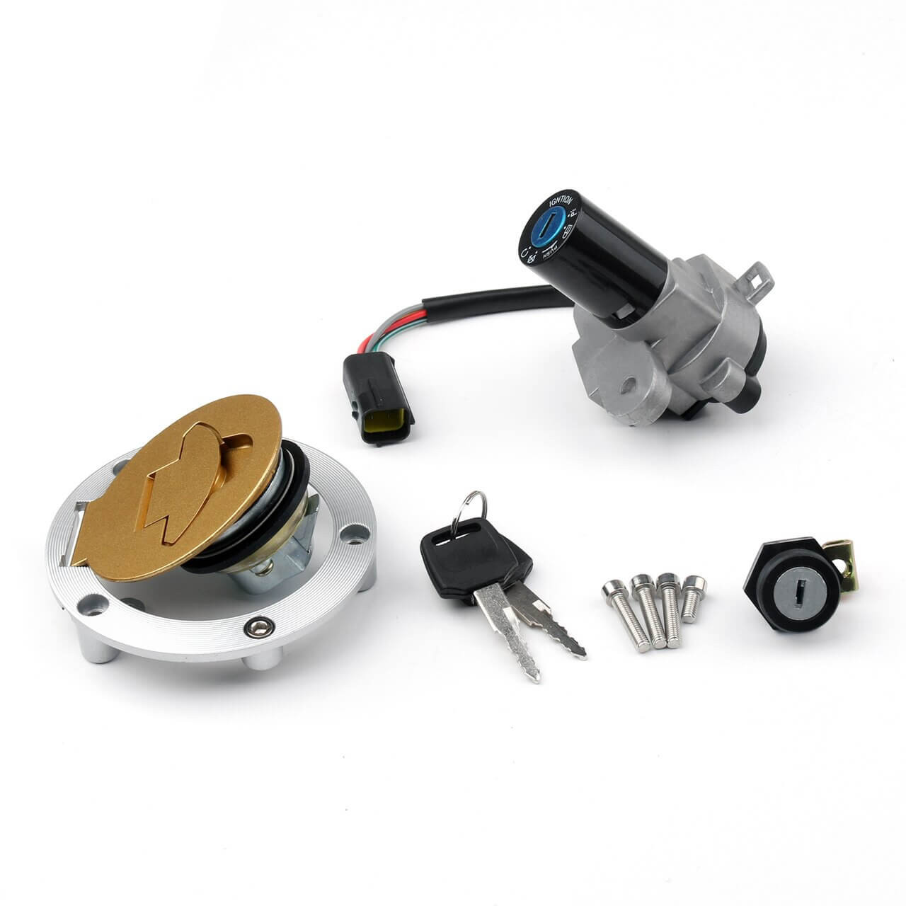 Ignition Switch Lock & Fuel Gas Cap Key For Ducati 1198 848 1098 ...