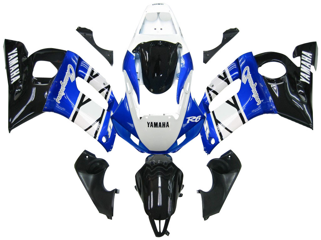 1998-2002 Yamaha YZF-R6 Blue Black Champions R6 Racing Amotopart ...