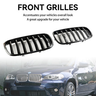 Front Kidney Grill Mesh Grille Fit BMW X5 E53 2004-2006 C Generic ...
