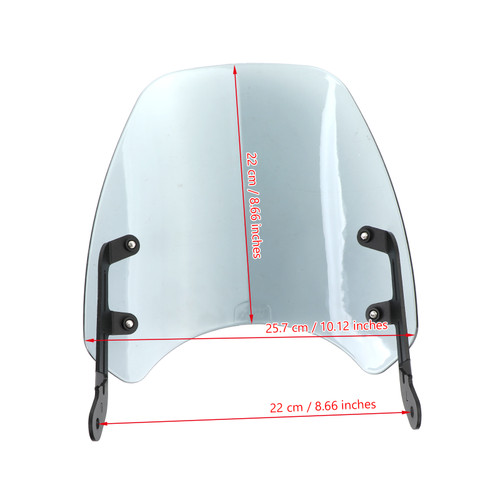 Windshield For Triumph Bonneville T100 T120 Thruxton 900 GRAY Generic ...
